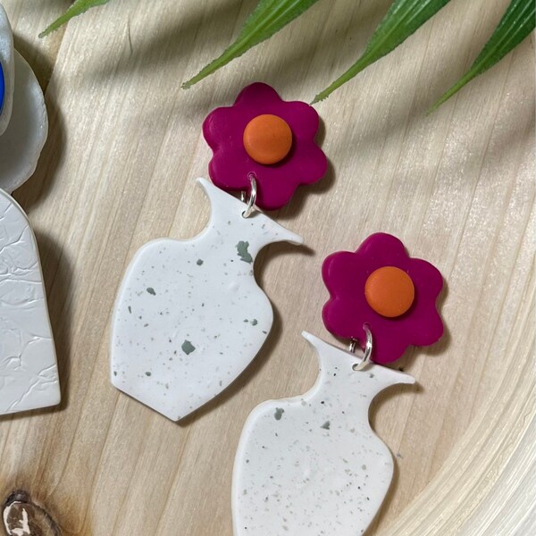Vase Cutter, Clay Cutter, Small Daisy, Flower Cutter, Vase and Flower ...