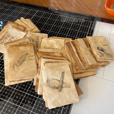 Tea Dyed Paper Journal, Coffee Stained Paper, Grit and Hope Journal ...