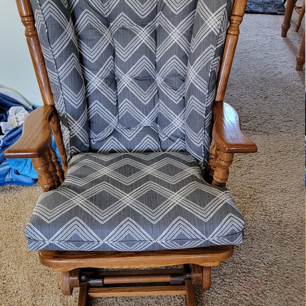 Wingback Rocker Replacement Cushions / 4 Post Rocker Cushions ...
