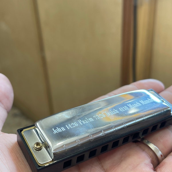 Personalized Stainless Steel Harmonica - Groomsmen Gift - Best Man ...