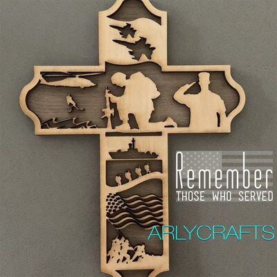 Memorial Cross SVG Military Cross SVG Digital File Download Dxf Pdf Png ...