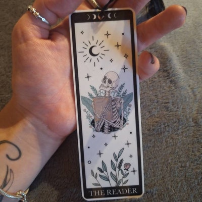 Black and White Wavy Checkered Patterned Bookmark Booktok Book Lover ...