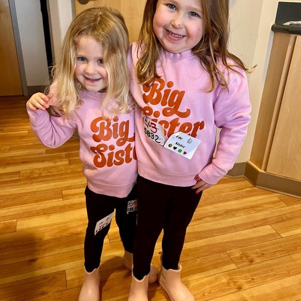 Sister Squad Child Sweater Love My Sis Sibling Shirts Big Sis Little ...