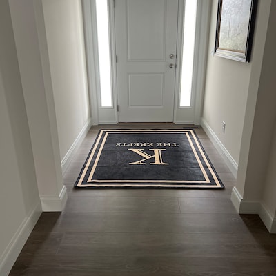 Family Name Entry Rug Personalized Entryway Rug Entrance Rug for Inside ...
