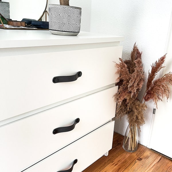 Modern Leather Handle Series “elder” Furniture Handles Made to Measure ...