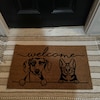 Personalized Dog and Cat Gift, Welcome Mat Cats and Dogs, Custom Dog ...