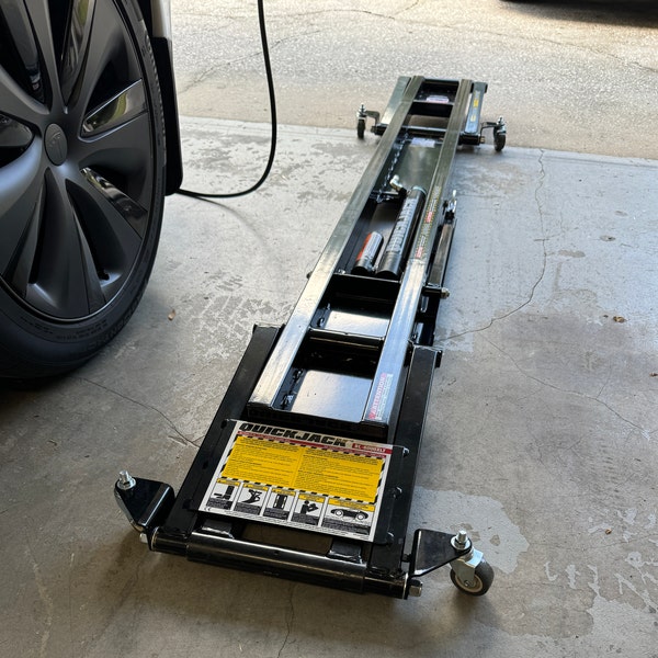 Ez-slide™ Quickjack Caster Wheel Kit! Heavy Duty 8ga Powdercoated Steel ...