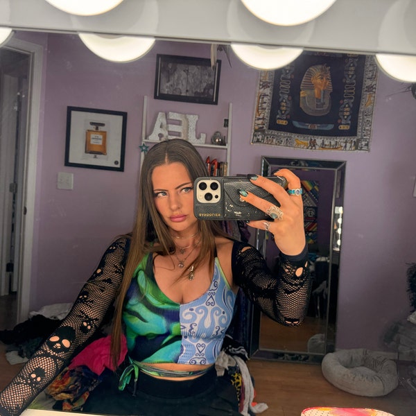 Lace up Back Crop Top | Digital PDF Sewing Pattern | Corset Top ...