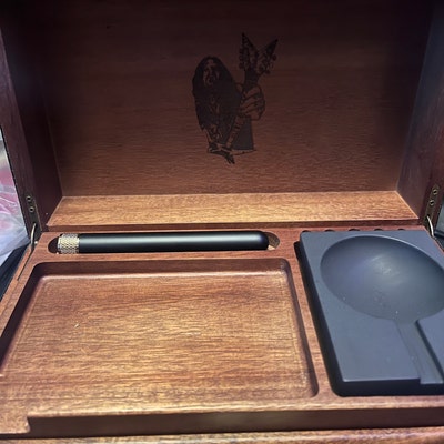 Smell Proof Ash Wood Stash Box Kit-elevate Your Cannabis Experience ...