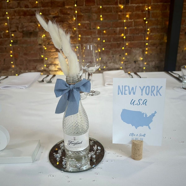 Editable Wedding Table Name Cards | Country/city Table Name Card ...