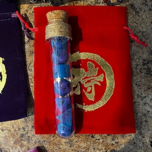 RPG Dice Potion Bag With Fantasy Dice Potion Flask Set: Black - Etsy