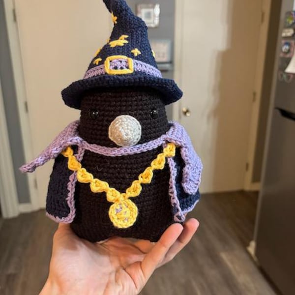 Wizard Crow, Druid Bear 2in1 PDF Crochet Amigurumi Pattern Bundle ...