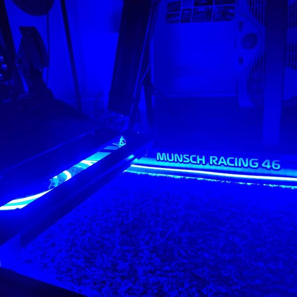 Custom Sim Racing Nameplate | Personalized Sim Racing Decor | Name ...