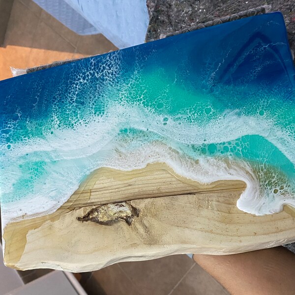 Surfboard Resin Ocean Wave Hanger Rack, Surfboard Towel Rack, Ocean ...