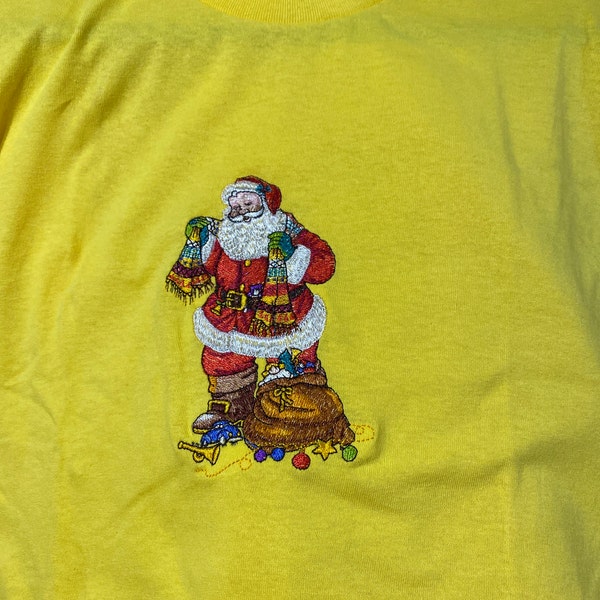 SANTA WITH SACK - Single Machine Embroidery Design for 5x7" Hoop ...
