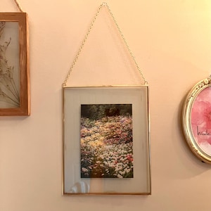 Mini Horizontal Brass Hanging Frame Wallet Photo 2.5x3.5 Ornament - Etsy