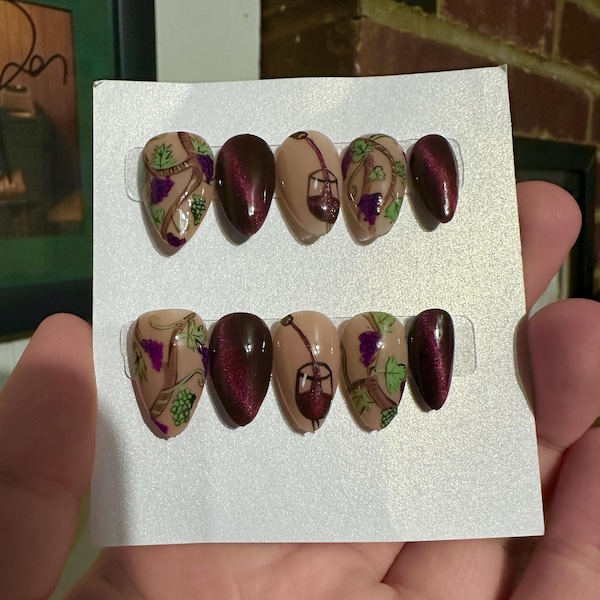 Niftty Hazbin Hotel Reusable Press on Nails - Etsy
