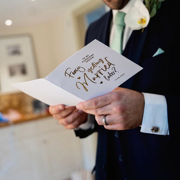 Fancy Getting Married Card, to My Groom Wedding Day Card, to My Bride ...