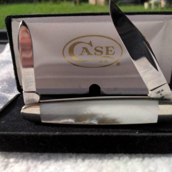 Vintage 1999 Case XX Model 6254 select Black Bone Trapper Pocket Knife ...