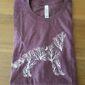 Wolf Shirt, Howling Wolf, Floral Wolf, Wolf Lover Gift, Animal Lover ...