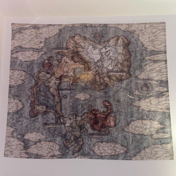 Elden Ring Lands Between Map Tapestry｜high-quality Elden Ring Map, High ...
