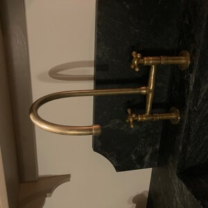 Unlacquered Brass Glass Rinser for Kitchen Sinks, Kitchen Sink ...