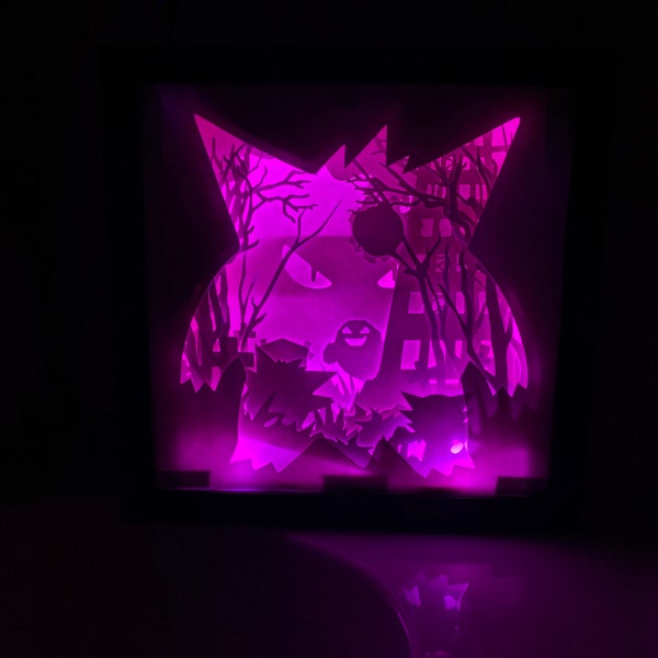 Gengar Haunter Ghastly Pokemon Stencil Silhouette SVG File PNG File ...