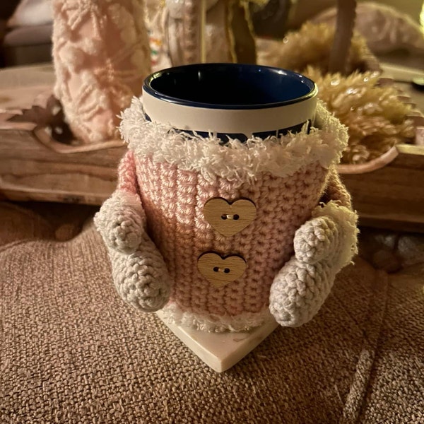 Crochet Christmas Mug Jumper Pattern - English Only - Etsy