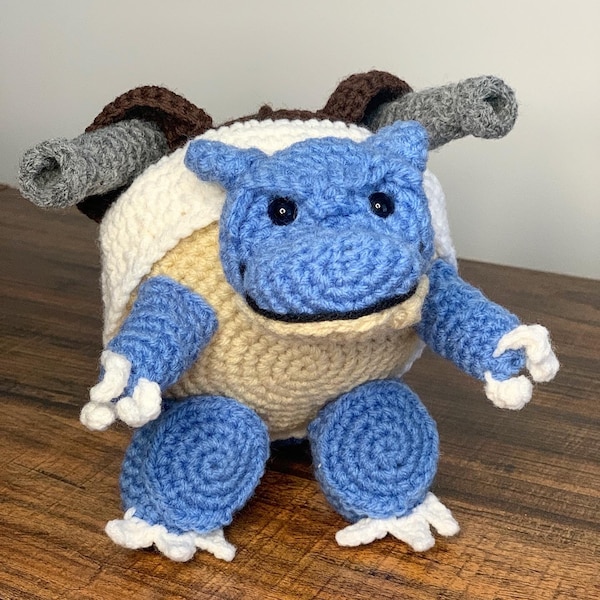 Blastoise Amigurumi Pattern PDF - Etsy Canada