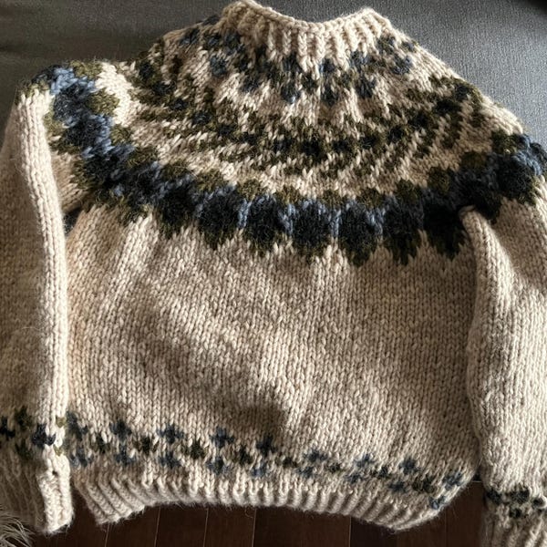 KNITTING PATTERN: My Fall Sweater, Wool Edition - Etsy Canada