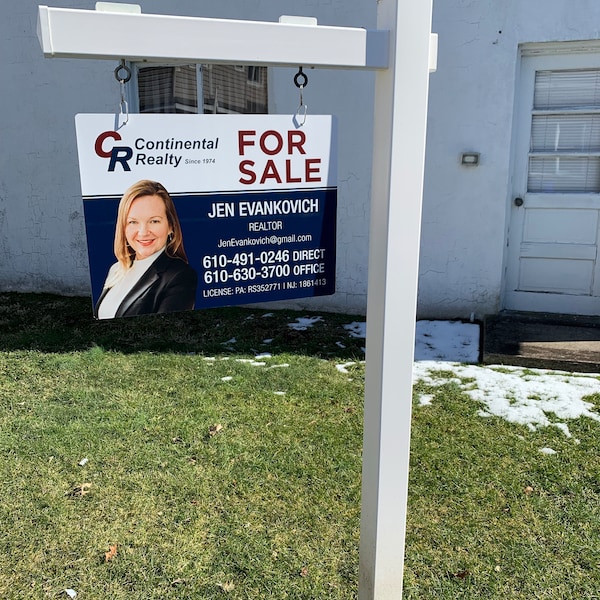 Real Estate Yard Sign 11 for Sale Sign Property Sign Listing Sign ...
