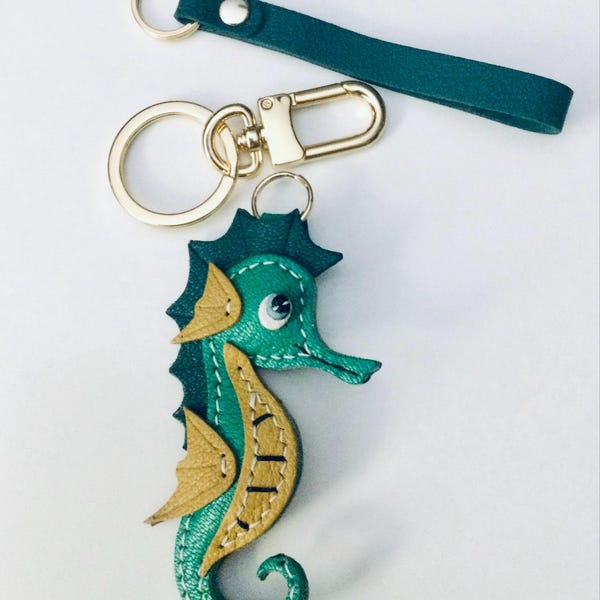 Sea Horse Keychain Pendant Customization Pure Handmade Car Keychain Bag ...