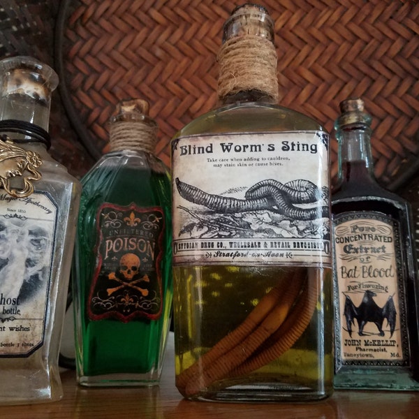 Vintage Witches Potion hemlock Root Halloween Decor - Etsy