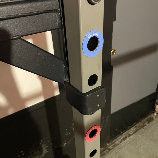 Squat Rack Magnetic Position Markers: Home Gym Barbell Reminders - Etsy