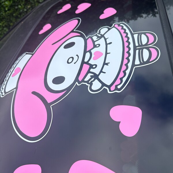 Tattered Flag Moonroof Decal! HUGE Vinyl Decal! Custom Size or Design ...