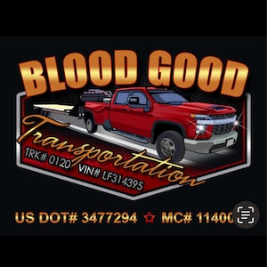 Hotshot Trucking Logo With 3D Lettering, Roadway and American Flag ...