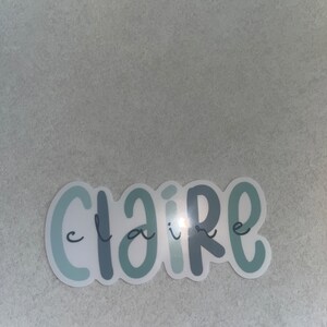 Custom Name Stickers Personalization Colorful Stickers - Etsy