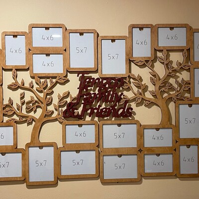 Large Picture Frame Collage Big Photo Frame Family Tree Collage Custom ...