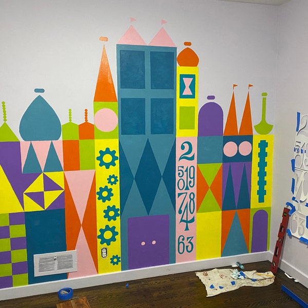 It's a Small World SVG Cutting File - Its a Small World Numbers - Etsy