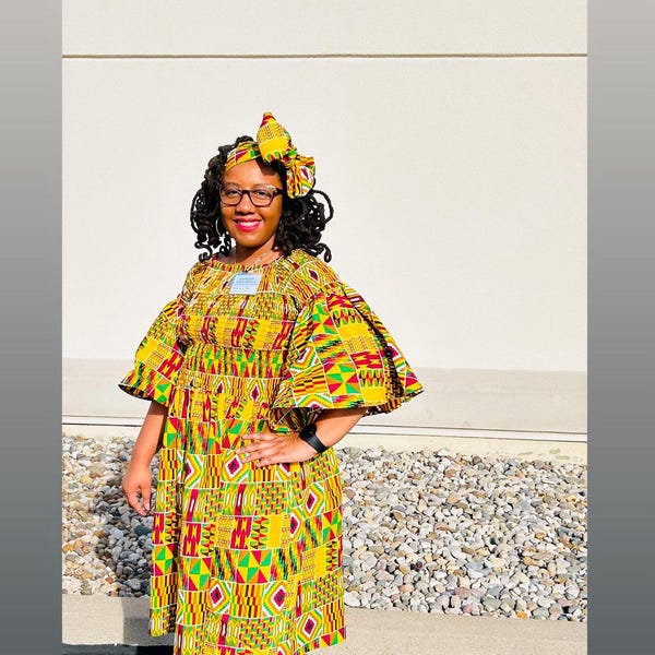 Shawl African Print Reversible Cape - Etsy