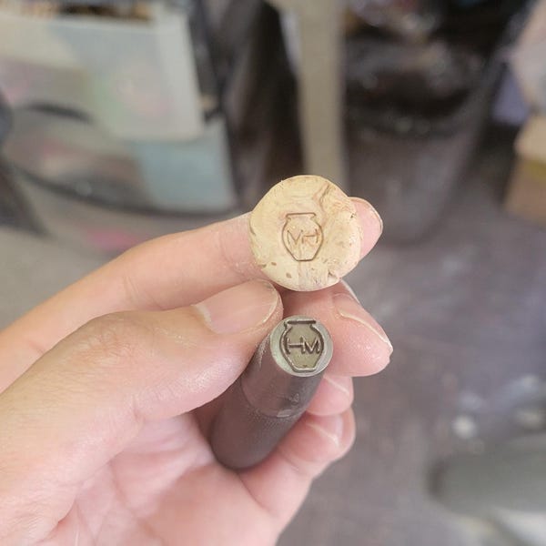 Custom Knife Makers Mark Stamp Makers Mark Knife Stamp Blacksmith Stamp ...