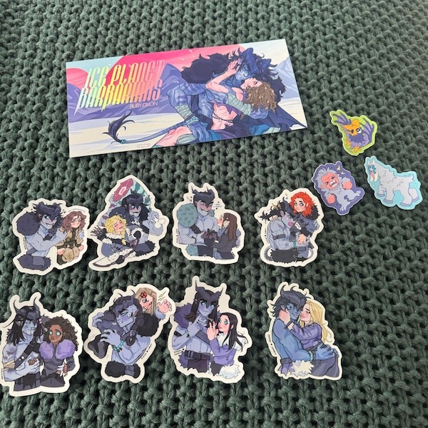 Ice Planet Barbarians / Georgie+vektal Sticker - Etsy