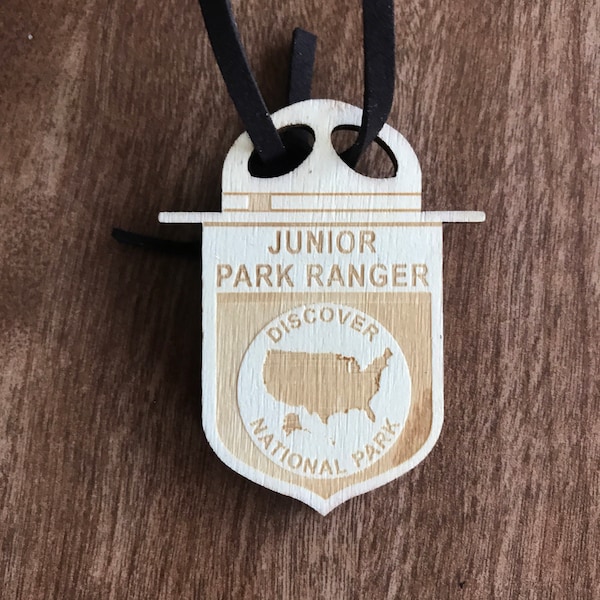 Junior Ranger Scout Badges Display BANNER Plus / Enamel Pin & Patch ...