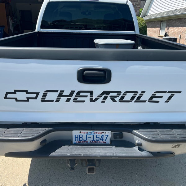 Chevrolet Tailgate Decal - Etsy