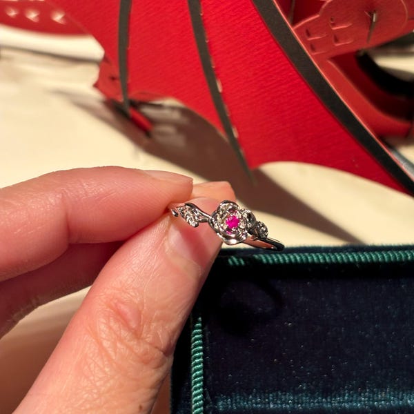 Classic Oval Alexandrite Engagement Ring Set Unique Moissanite Rose ...