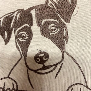 Jack Russell Terrier Dog Embroidery Designs, Machine Embroidery Pattern ...