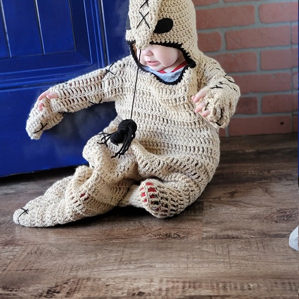 Oogie Boogie Baby Costume ,oogie Boogie Baby Outfits ,newborn Halloween ...
