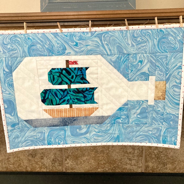 PDF Nautical Quilt Pattern - Sail Boat Quilt Pattern - Etsy