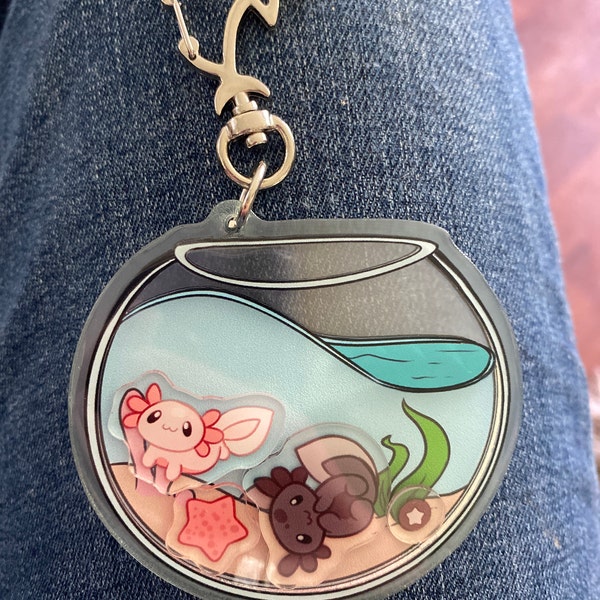 King Ghidorah Keychain Charm • Acrylic • Charm • Epoxy • Chibi ...