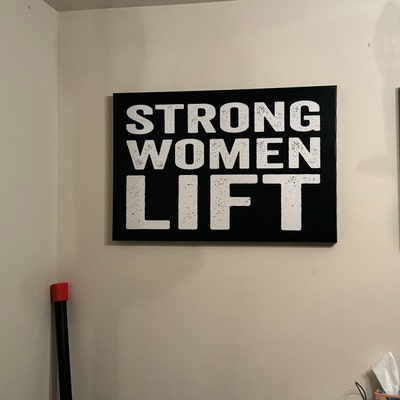 Motivational Banner Home Gym Decor Large Quotes Wall Art Weightlifting ...